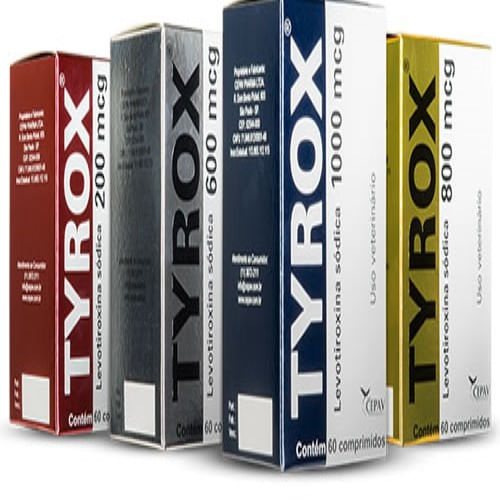 Repositor Hormonal Tyrox 200 Mcg para Cães