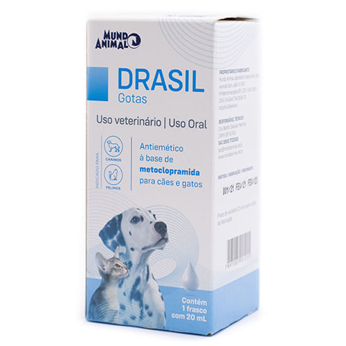 Antiemético Drasil para Cães e Gatos - 20ml